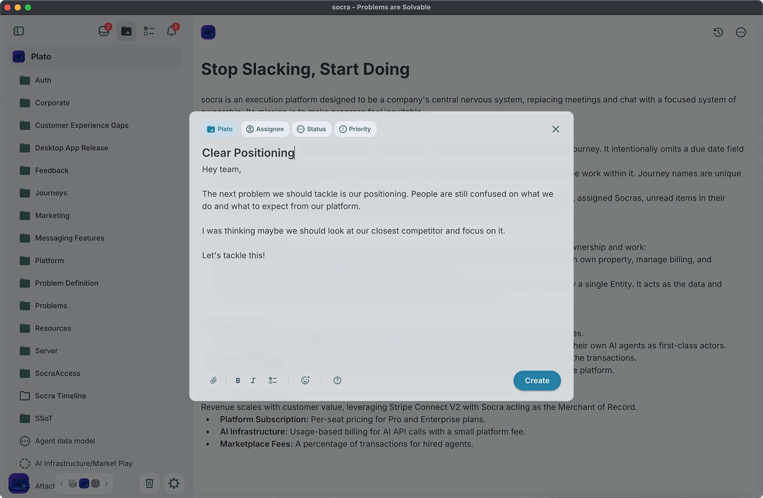socra - Stop Slacking, Start Shipping.